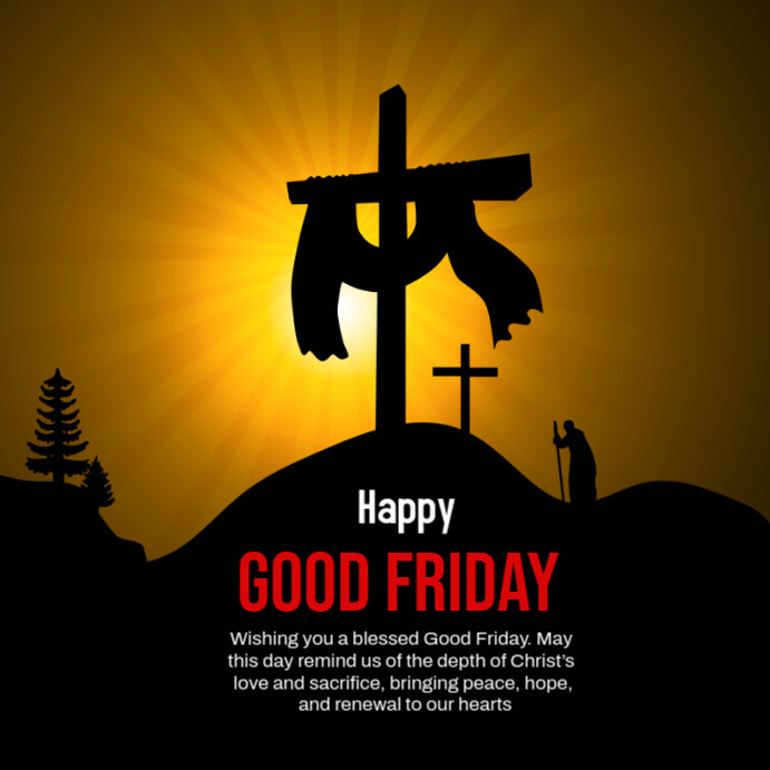 Good Friday Instagram Post Template | PosterMyWall