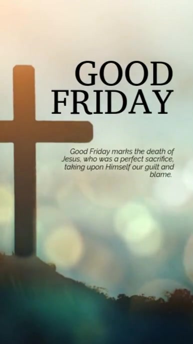 Good Friday Instagram Reel Template | PosterMyWall