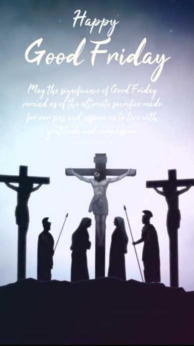 Good Friday Instagram Reel Template Design | PosterMyWall