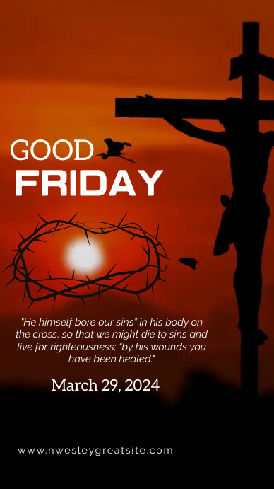 Good Friday Instagram Story Templates | PosterMyWall
