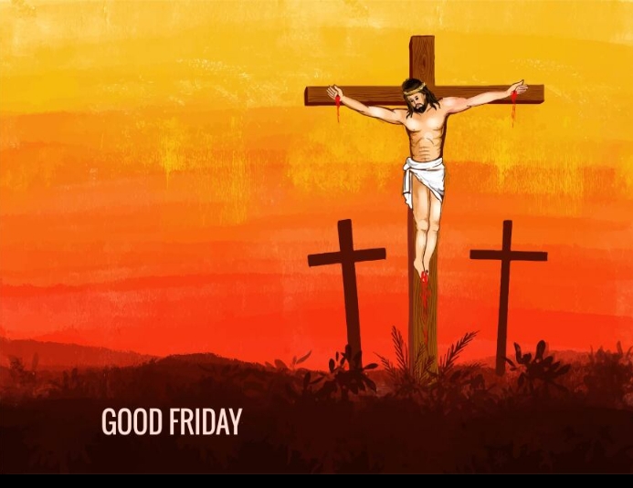 Copy of Good Friday Jesus Christ crucifixion scene | PosterMyWall