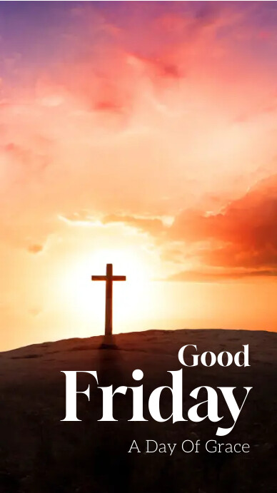 Good Friday Orange (Instagram Story) Template | PosterMyWall