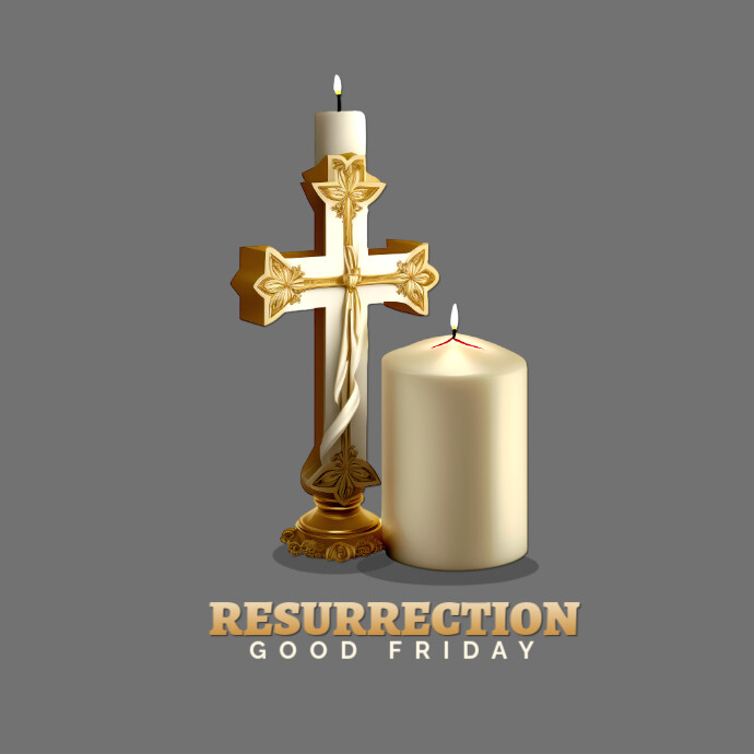Good friday ornament Template | PosterMyWall