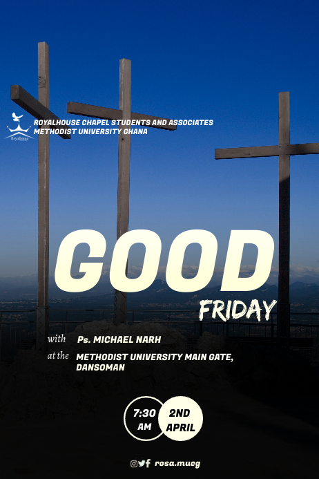 GOOD FRIDAY POSTER Template | PosterMyWall