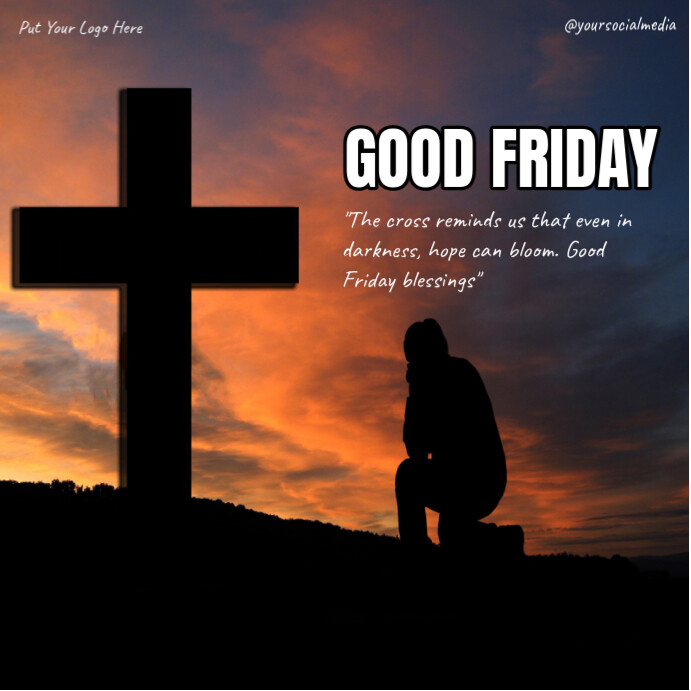 Good Friday Poster Template | PosterMyWall
