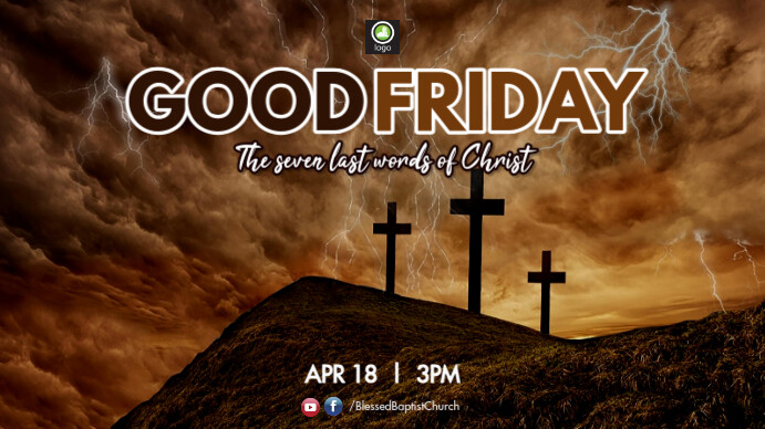Good Friday Poster Template | PosterMyWall