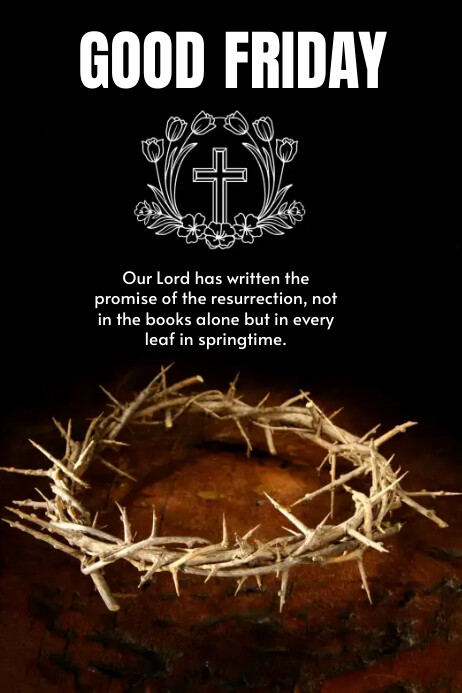Good Friday poster design template | PosterMyWall