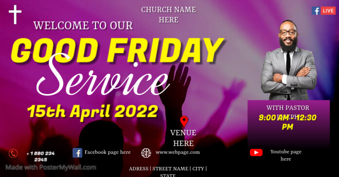 Good Friday poster Template | PosterMyWall