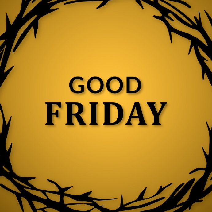 Good Friday poster design template | PosterMyWall