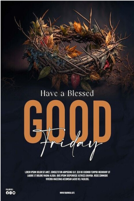Good Friday Poster Template | PosterMyWall
