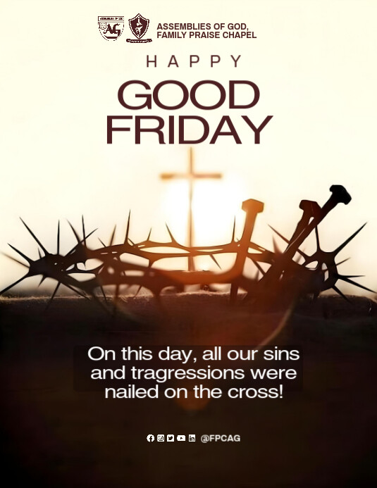 Copy of Good Friday Poster Templates | PosterMyWall