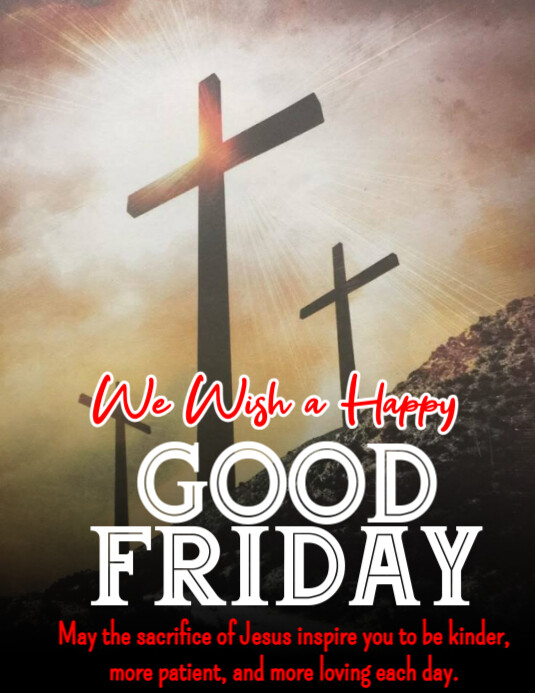 Modèle good friday posters | PosterMyWall