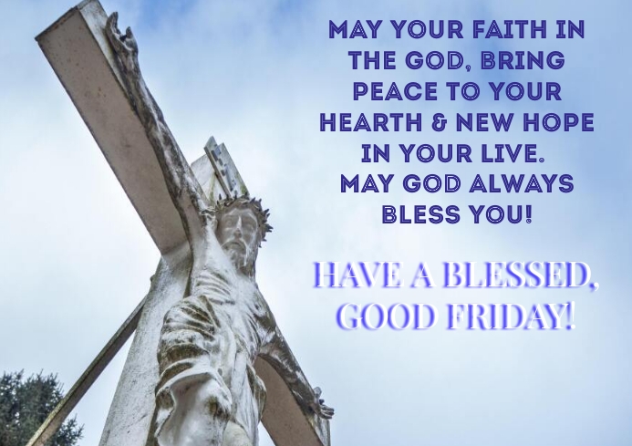 GOOD FRIDAY QUOTE TEMPLATE | PosterMyWall