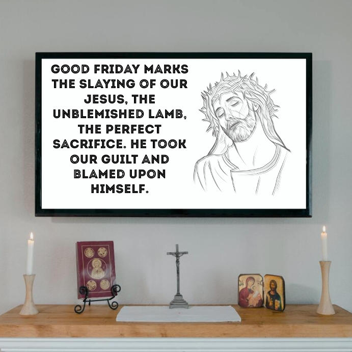 GOOD FRIDAY QUOTE TEMPLATE | PosterMyWall