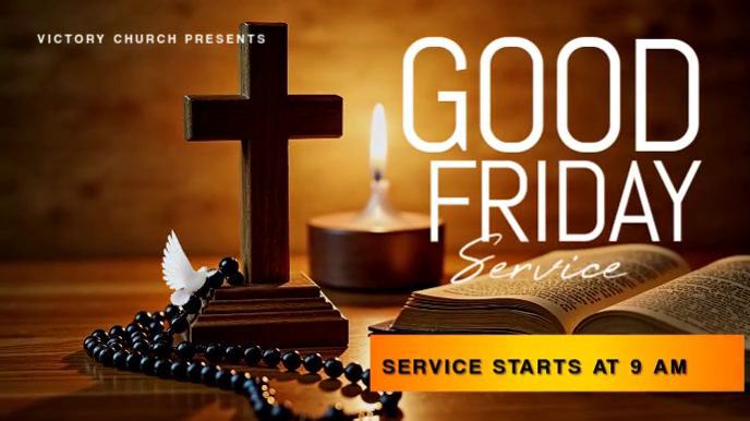 good friday service Template | PosterMyWall
