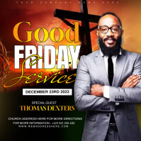 good friday service Template | PosterMyWall