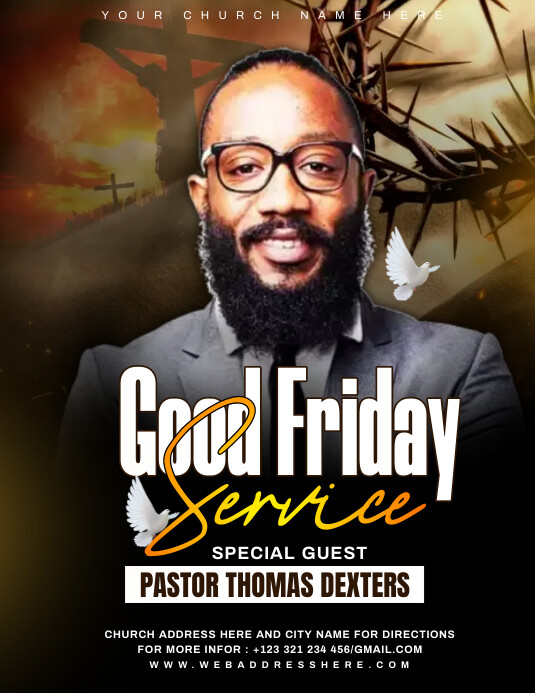 good friday service Templat | PosterMyWall