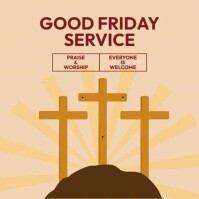 Good Friday Event Template | PosterMyWall