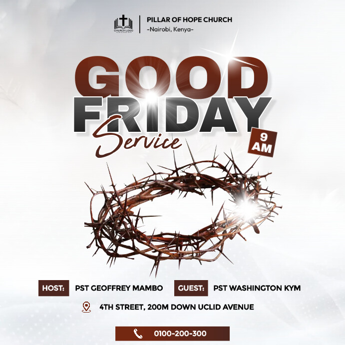 Copy of Good Friday Service | PosterMyWall