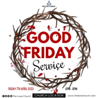 Good Friday Service Template | PosterMyWall
