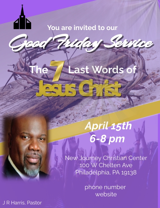 Good Friday Service Template | PosterMyWall