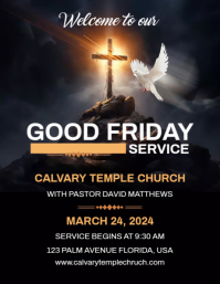 Good Friday Service Flyer Template | PosterMyWall