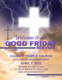 Good Friday Service Flyer Template | PosterMyWall