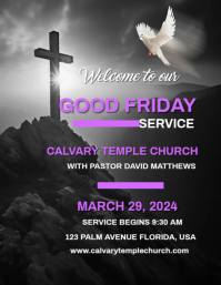 Good Friday Service Flyer Template | PosterMyWall