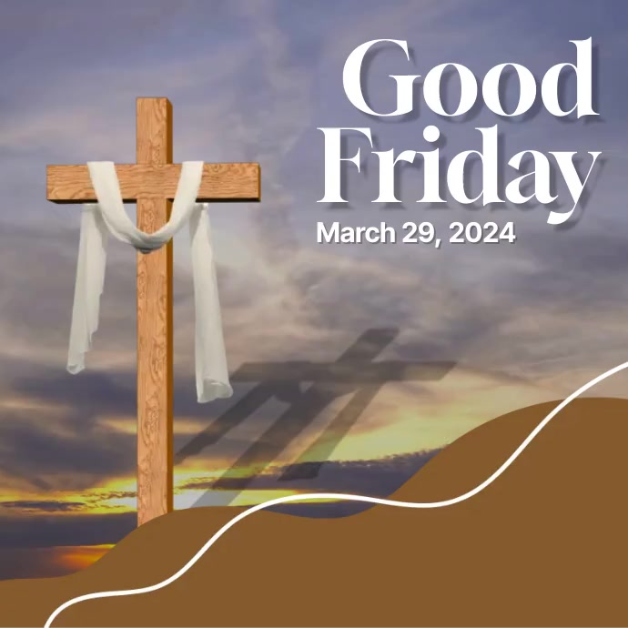 Good Friday Services Template | PosterMyWall