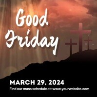 Good Friday Celebration Template | PosterMyWall
