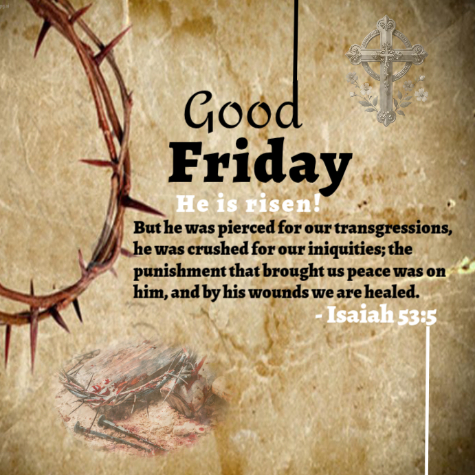 Good Friday Template | PosterMyWall