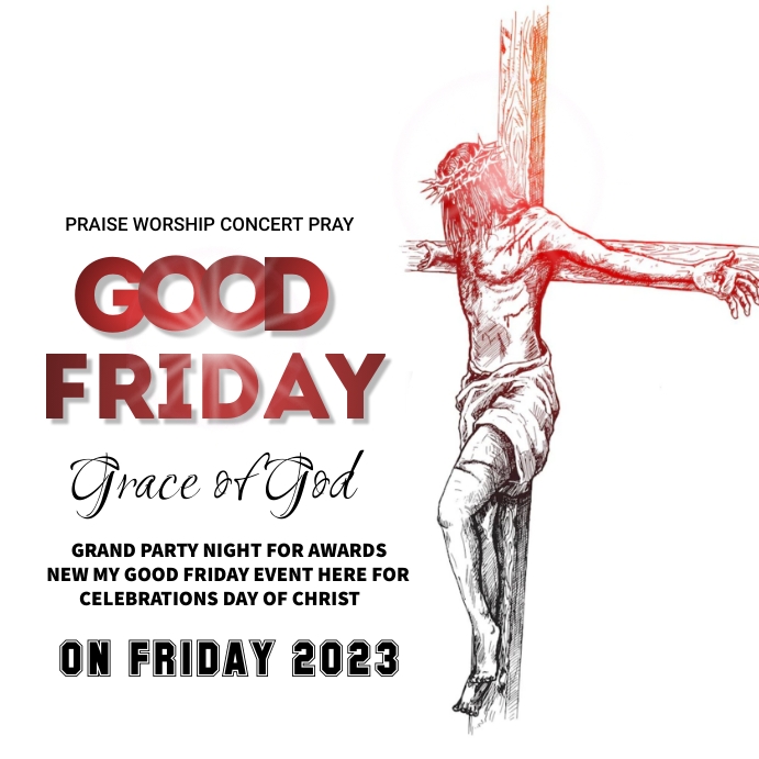 Good Friday template | PosterMyWall