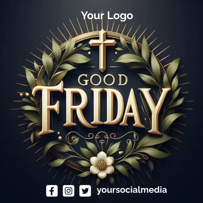 Good Friday Template | PosterMyWall