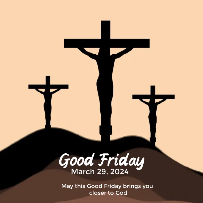 Good Friday Template | PosterMyWall