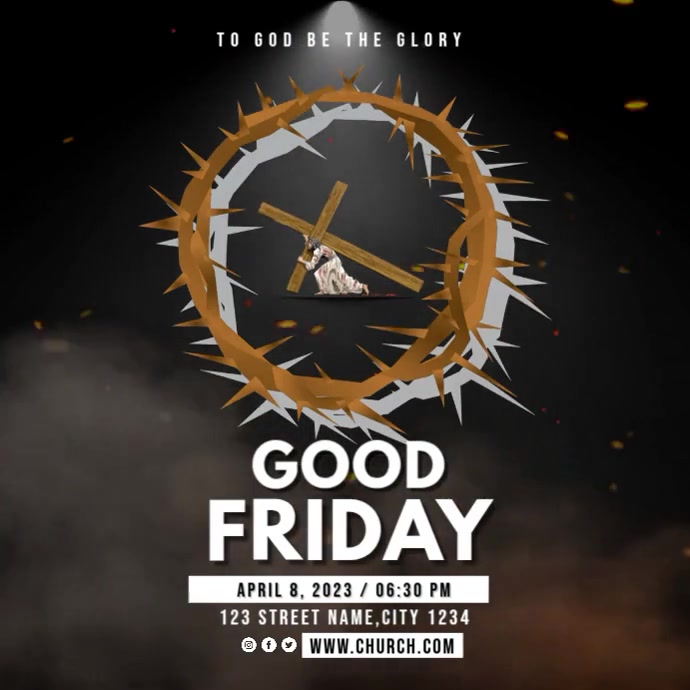 Good Friday Video Ads Template | PosterMyWall