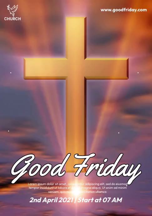 Good Friday Video Template | PosterMyWall