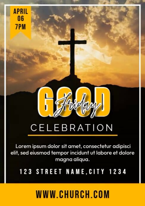 Good Friday Video Template | PosterMyWall