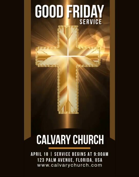 Good Friday Video Template | PosterMyWall