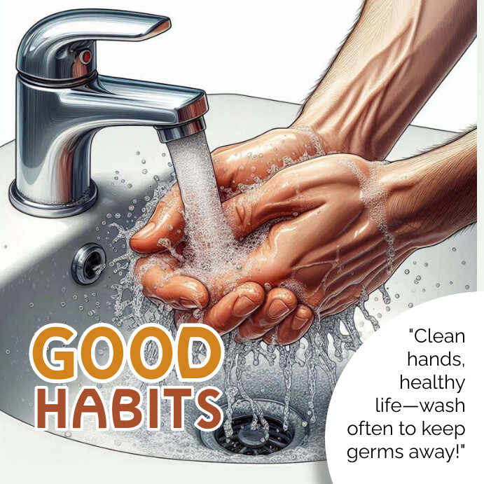 GOOD HABITS Template | PosterMyWall