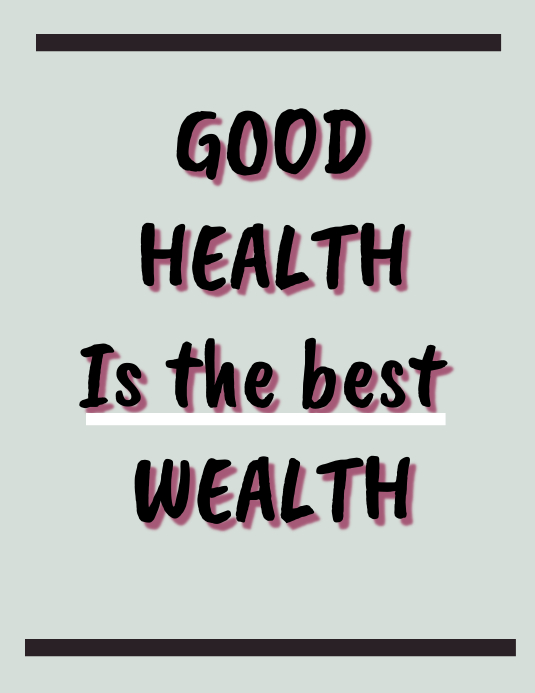 Good health Template | PosterMyWall