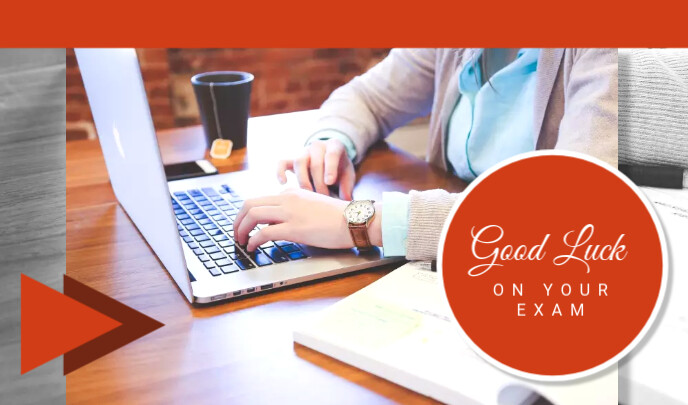 Good Luck On Your Exam Template | PosterMyWall