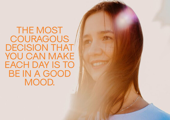 GOOD MOOD QUOTE TEMPLATE | PosterMyWall
