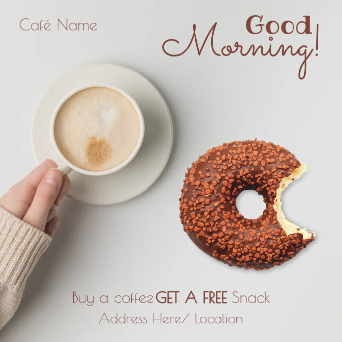 good morning ad Template | PosterMyWall
