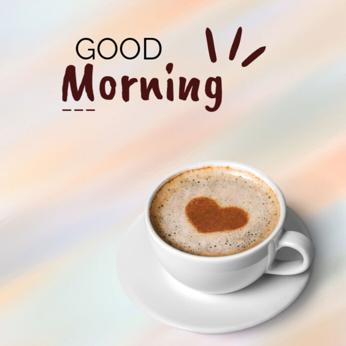good morning card Template | PosterMyWall