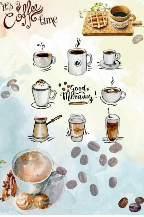 good morning coffee Template | PosterMyWall