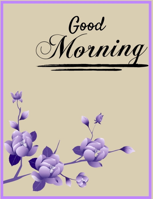 Good morning Template | PosterMyWall