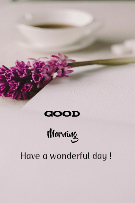 Good morning Template | PosterMyWall
