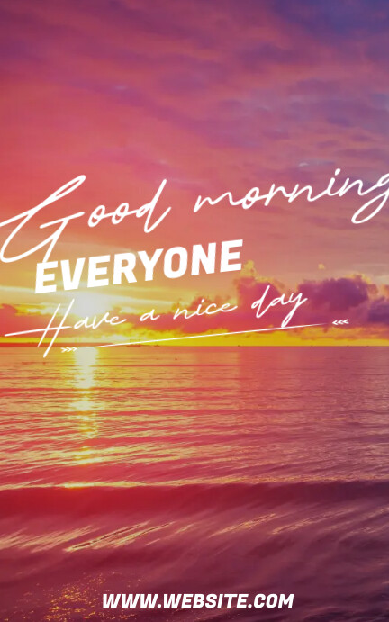 Good morning Template | PosterMyWall