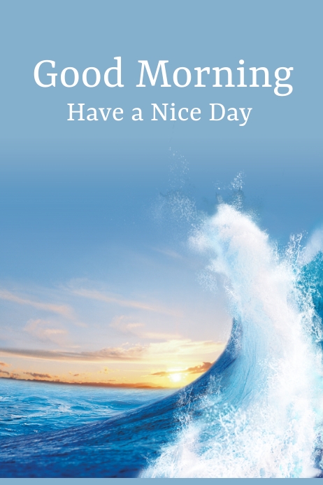 Plantilla de Good morning | PosterMyWall