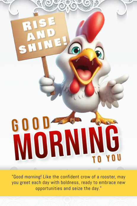 Good morning Template | PosterMyWall
